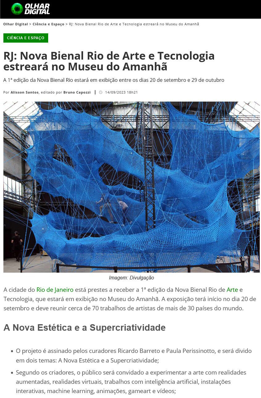 NOVA BIENAL RIO 2023 – Olhar Digital - FILE FESTIVAL